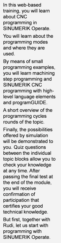WBT Programming with SINUMERIK Operate